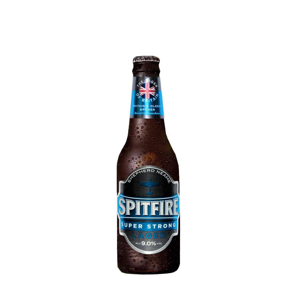 Cerveja inglesa Spitfire Super Strong Pale Lager 330ml - cervejabox