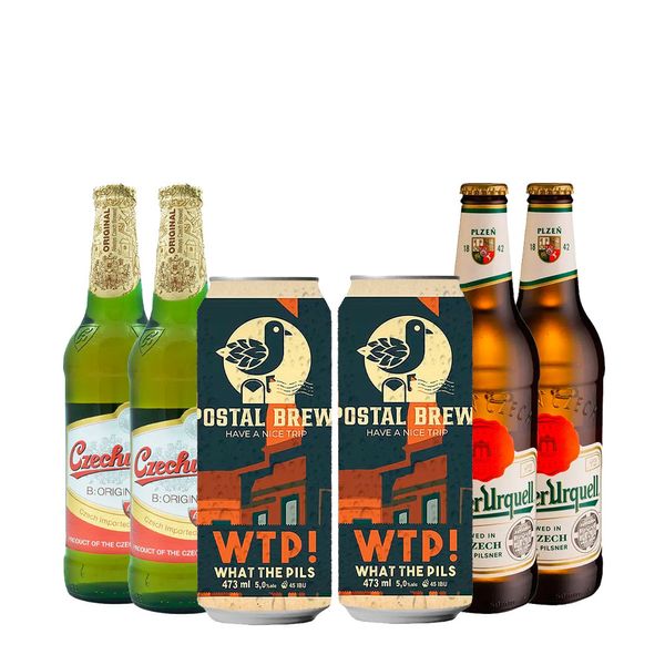 Kit De Cervejas Pilsen – Com Pilsner Urquell e CzechVar - cervejabox